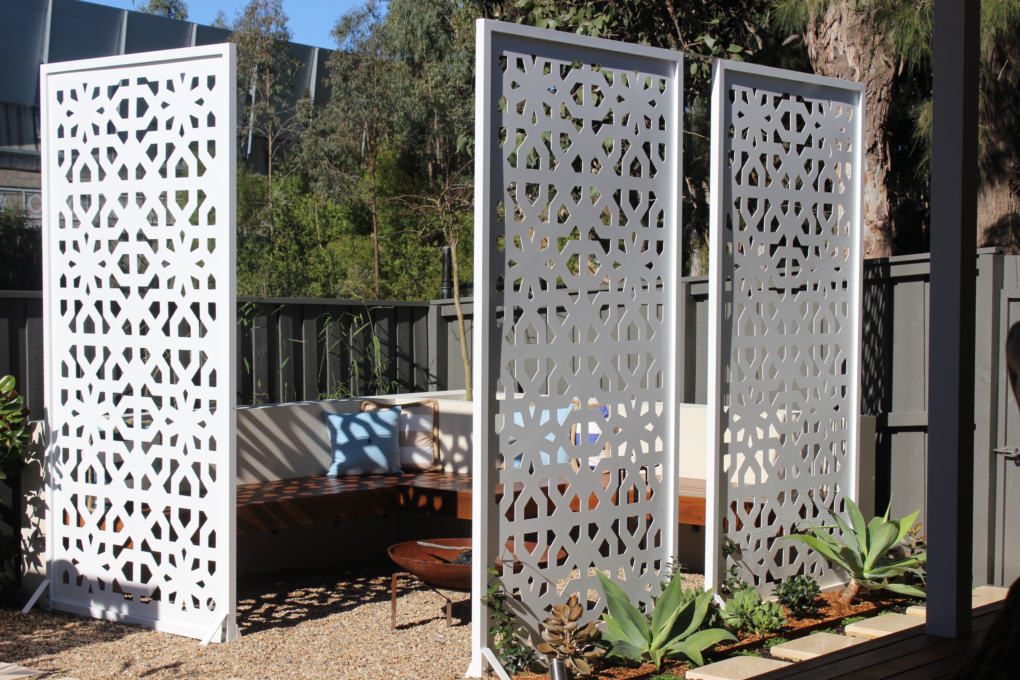 Metal Decorative Garden Privacy Screens | Entanglements Metal Art