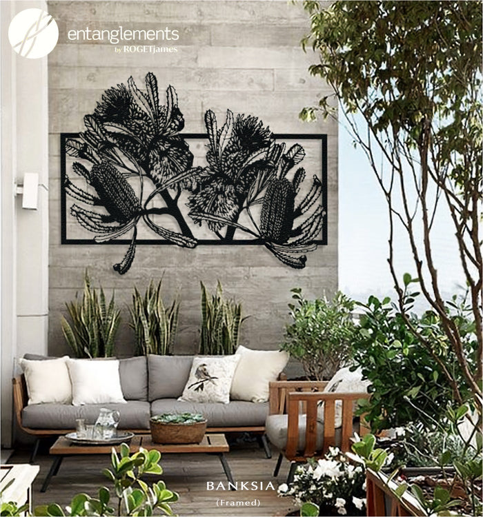 Banksia Metal Wall Art | Entanglements