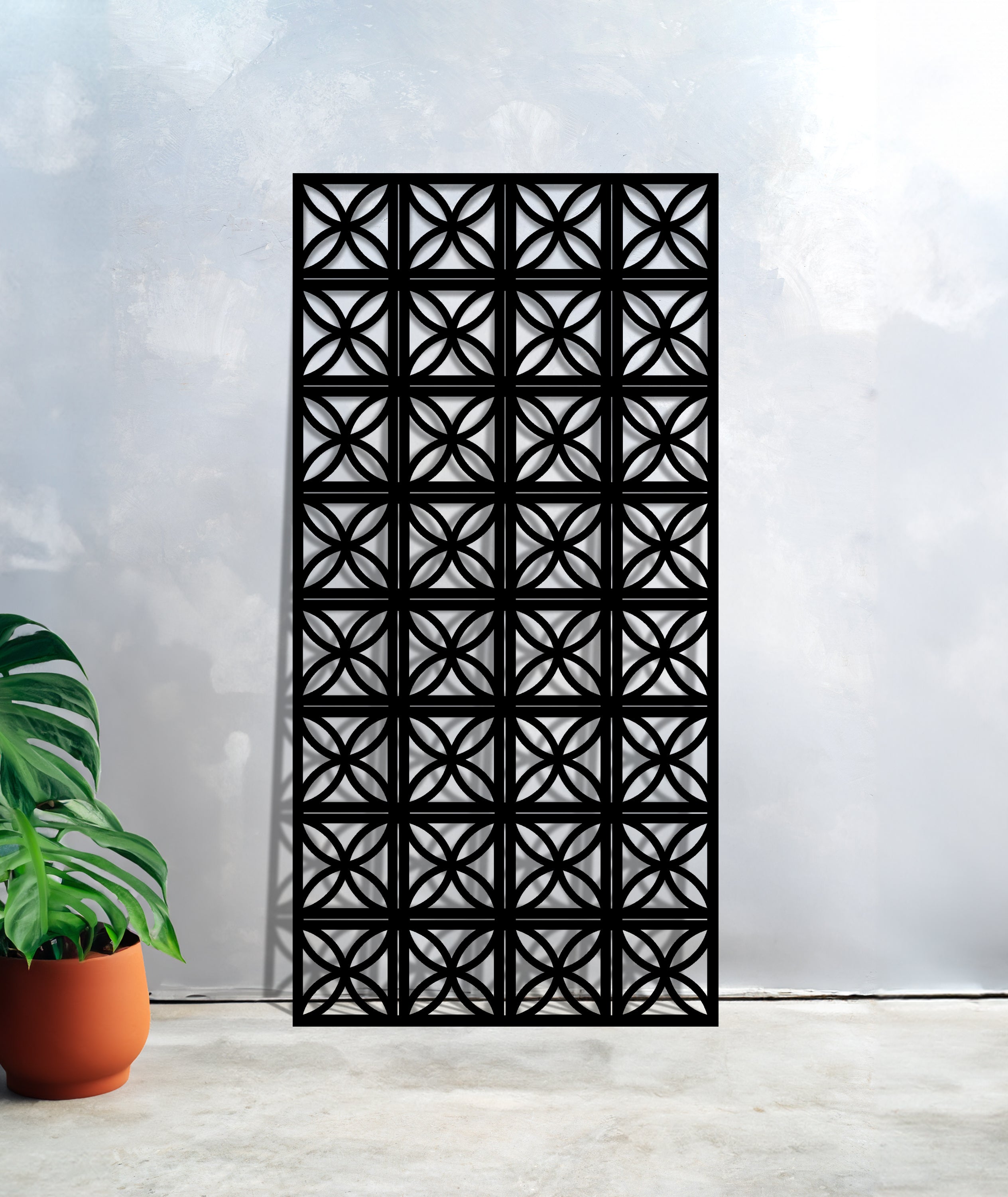 Breeze Block Star Decorative Screen | Entanglements Metal Art