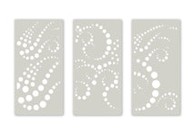 Bubble Wave Triptych-Outdoor Privacy Screen — Entanglements