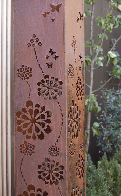 Flower Tower | Entanglements Metal Art