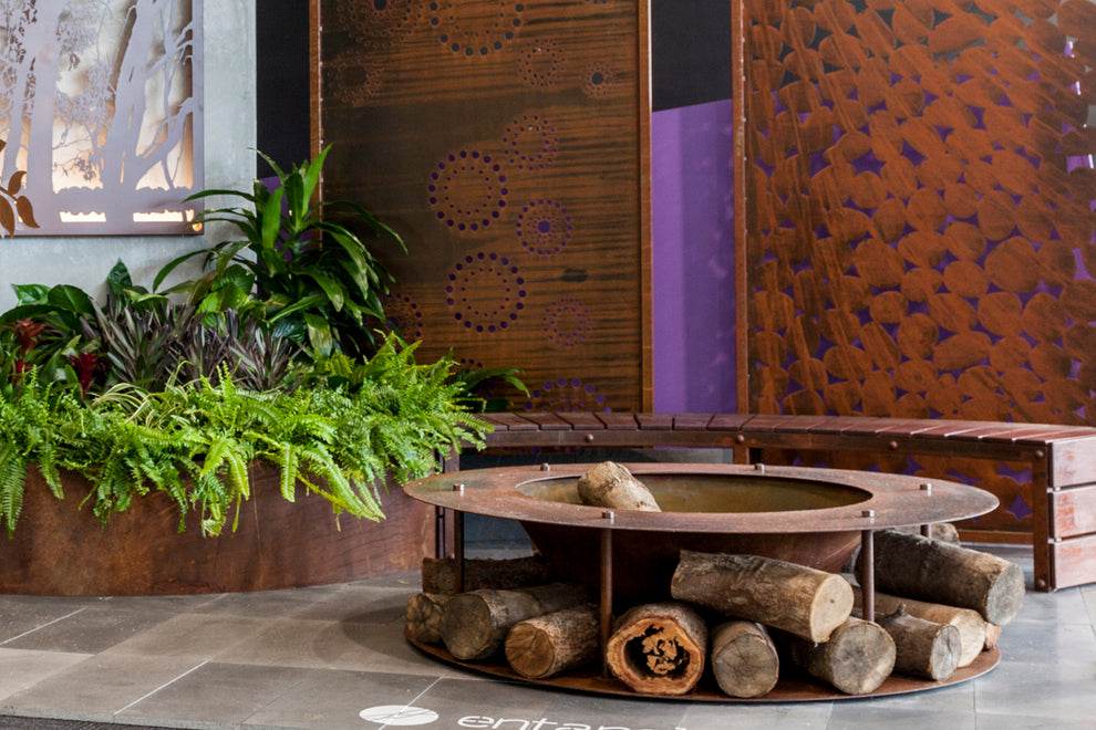 Numbered Letterbox- Corten steel – Entanglements